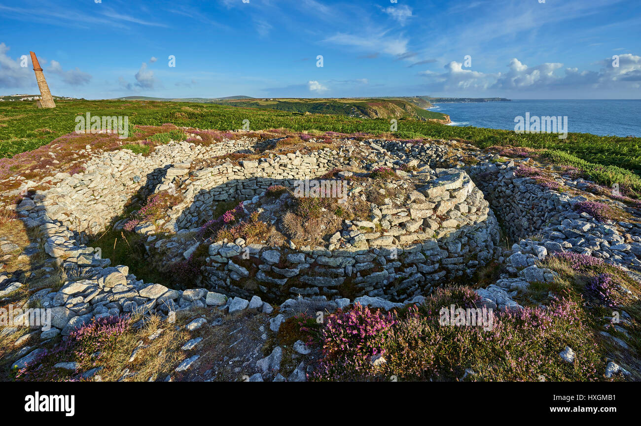 Ballowall Barrow prehistoric chambered tomb, Carn Gluze, Ballowall ...