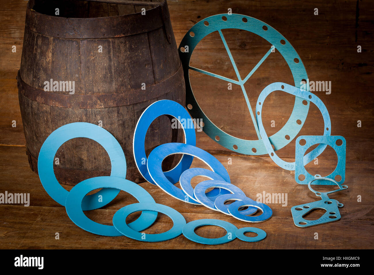 Gasket, mechanical seal which fills the space between two or ...