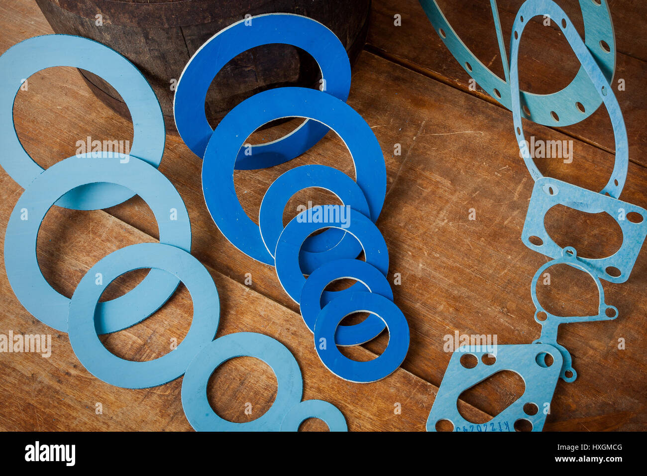 Gasket, mechanical seal which fills the space between two or ...