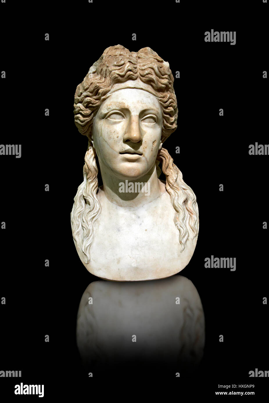 2nd century AD Roman marble sculptured head known as The Farnese ...