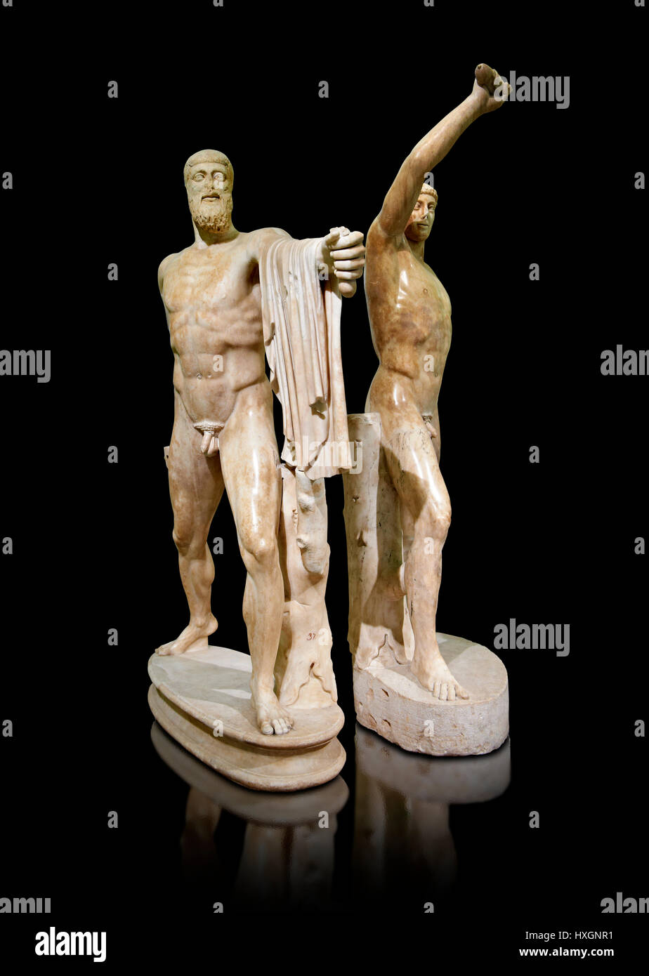 Roman sculpture of harmodius hi-res stock photography and images - Alamy