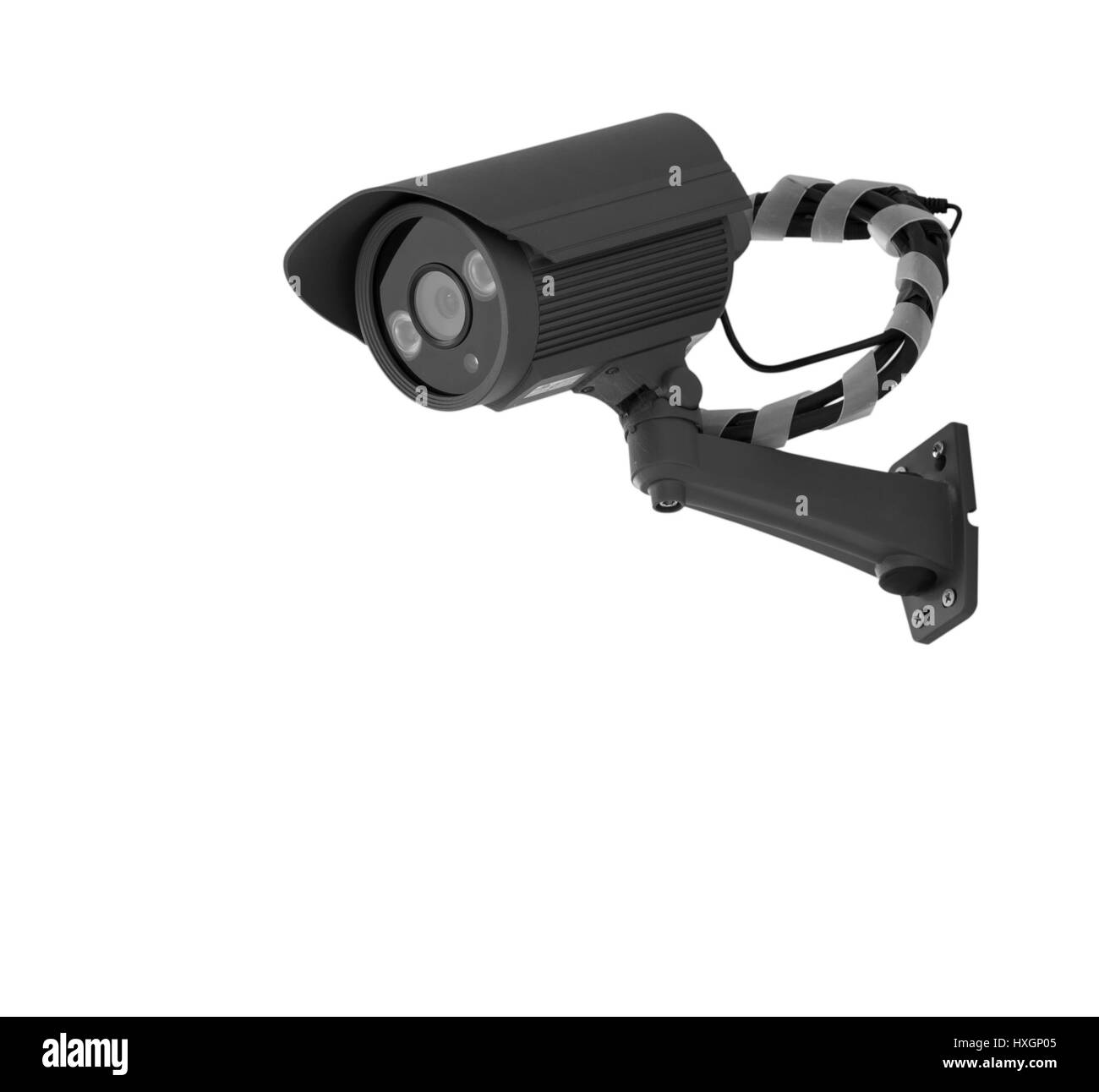 Infrared day & night camera, isolated on white background with clipping ...