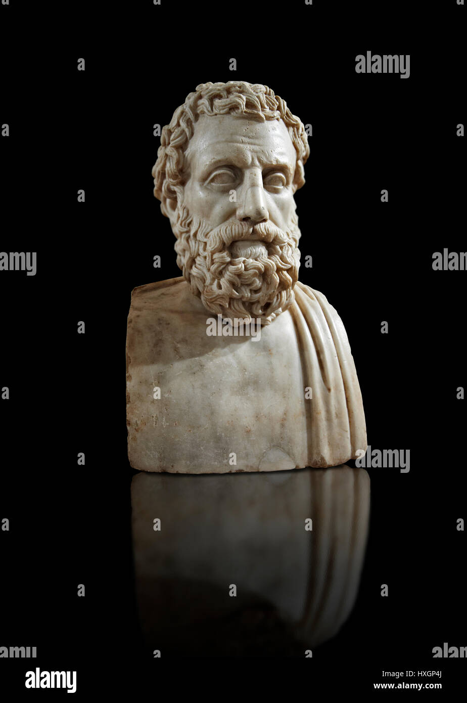 Bust of aeschines marble hi-res stock photography and images - Alamy