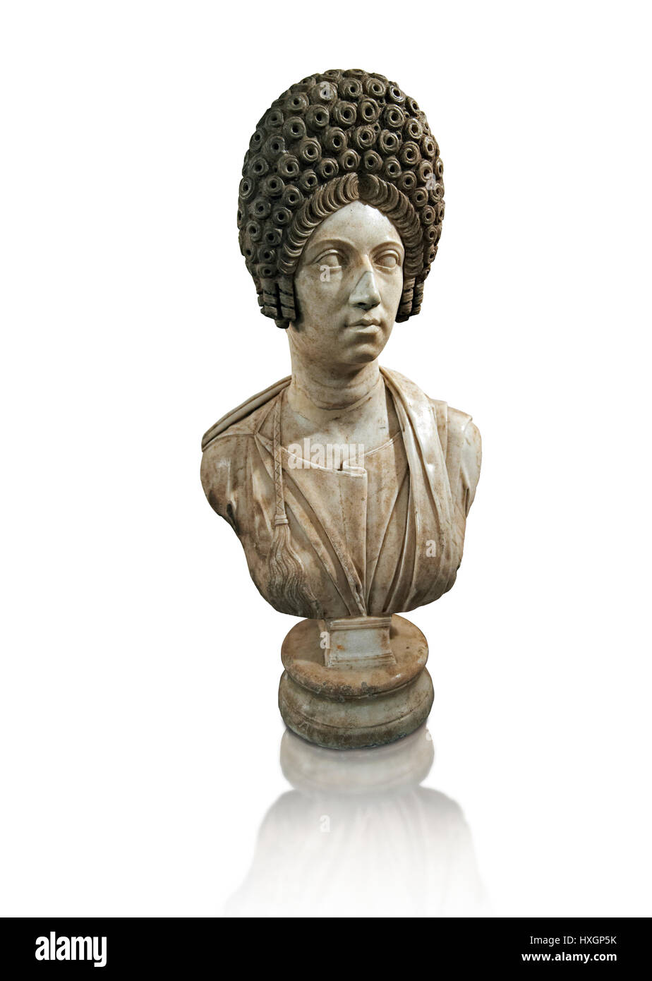 Roman women sculpture with typical Trajan period hair style, Late ...