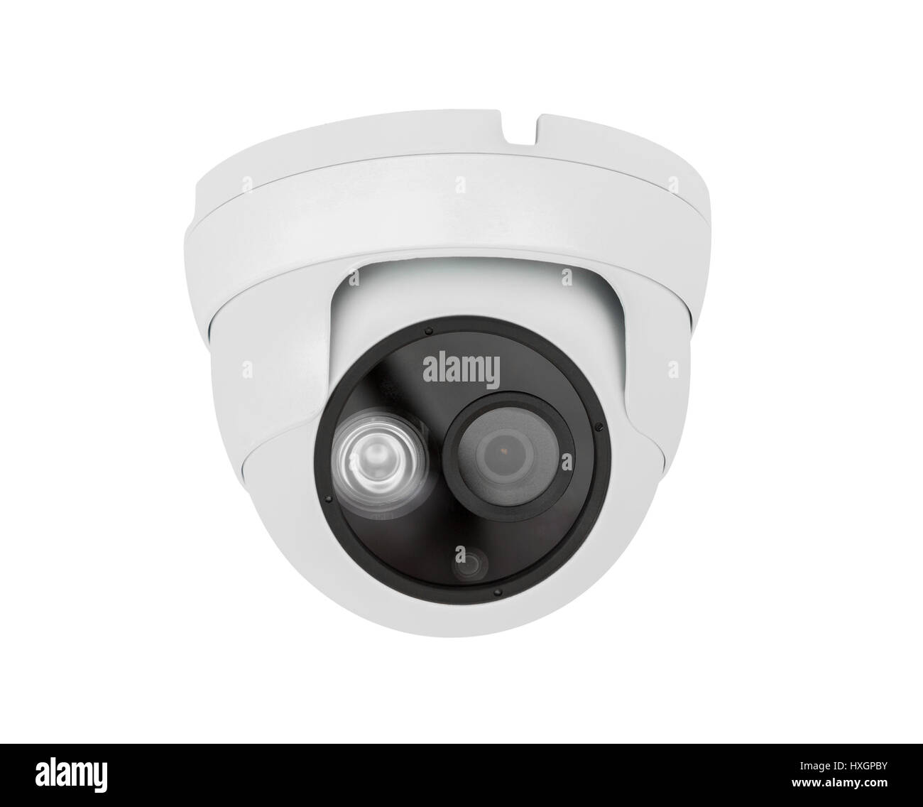 Security camera ceiling type isolated on white background Stock Photo ...