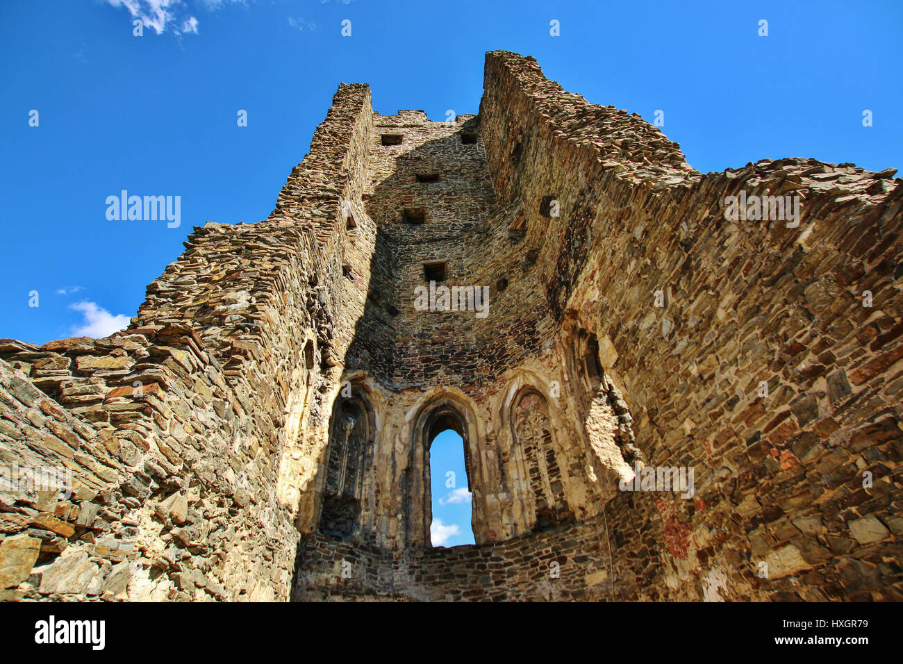 Okor castle ruins hi-res stock photography and images - Alamy