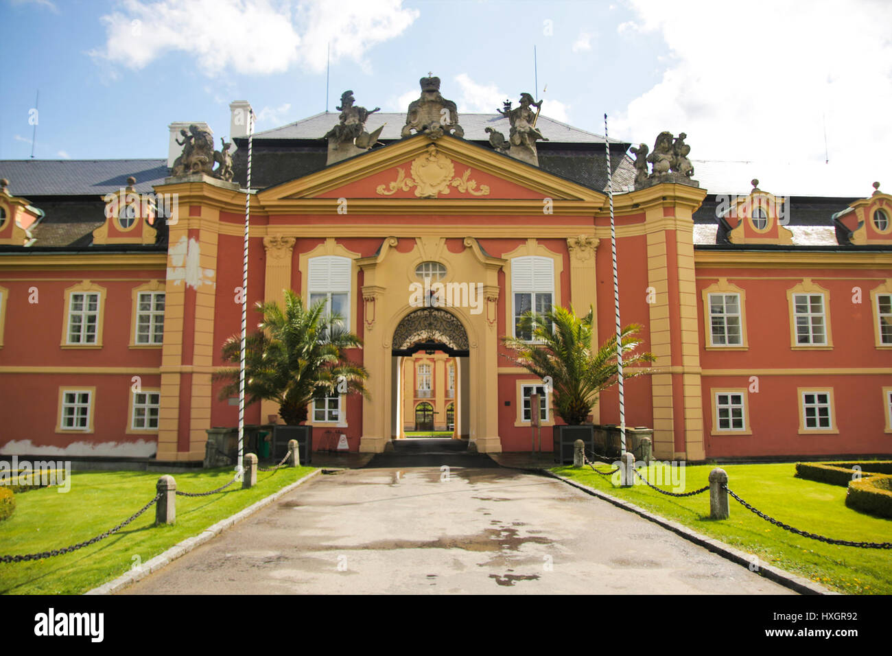 Dobris Castle in Czech Republic in spring Stock Photo - Alamy