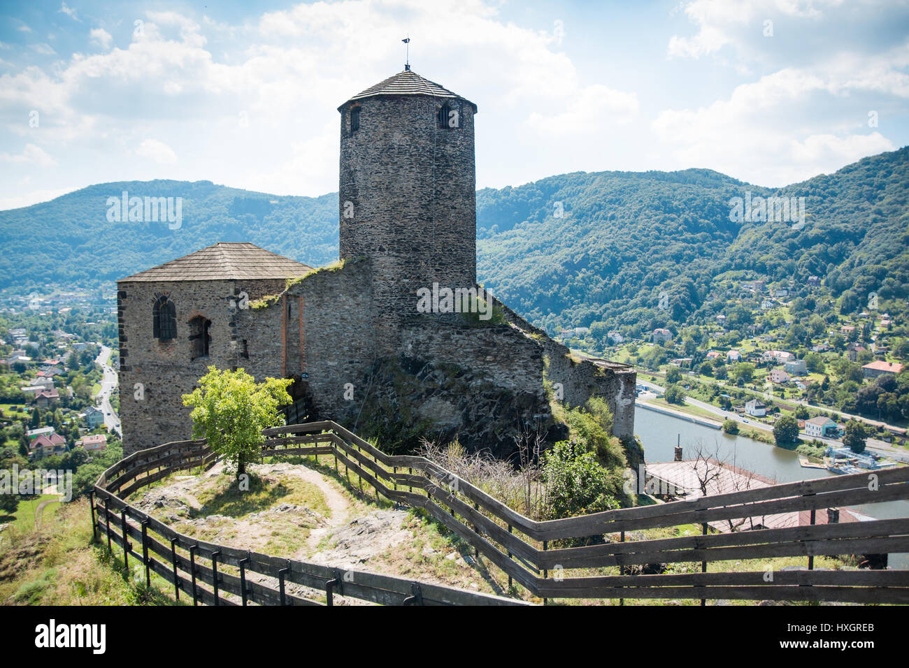 Strekov castle hi-res stock photography and images - Alamy