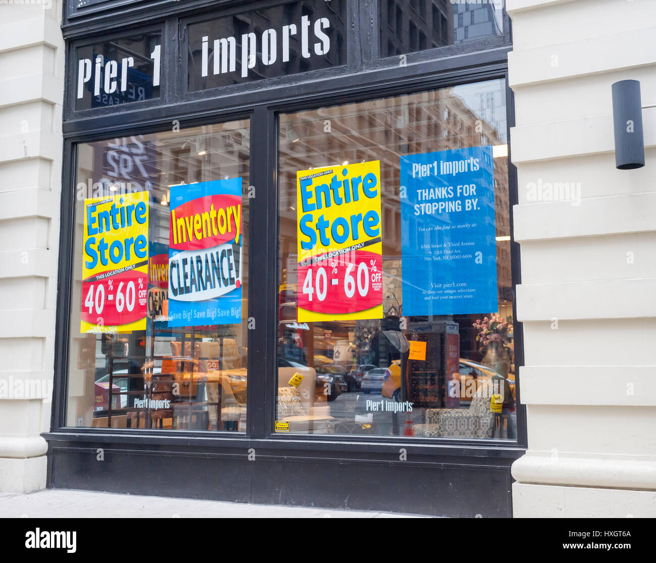 A Pier 1 Imports store on lower Fifth Avenue in New York on Saturday ...