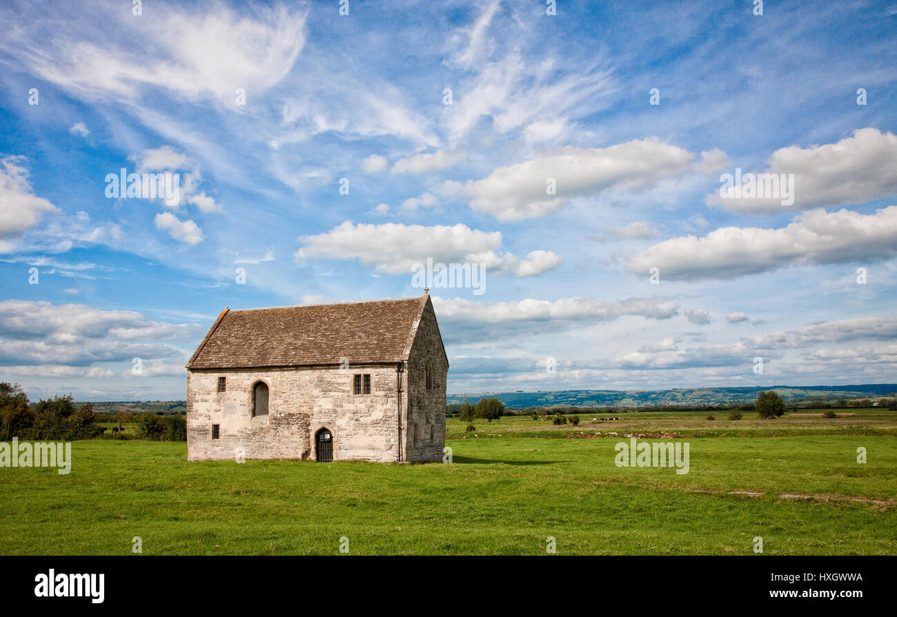 The Abbot's Fish House in Meare on the Somerset Levels UK Stock Photo ...