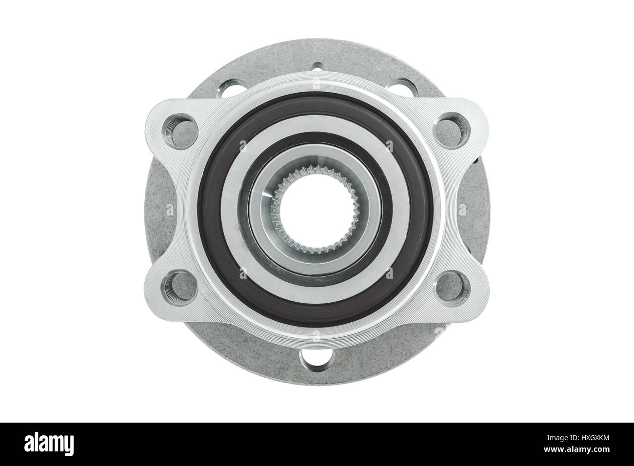 Auto hub bearing on a white background. Isolated Stock Photo - Alamy