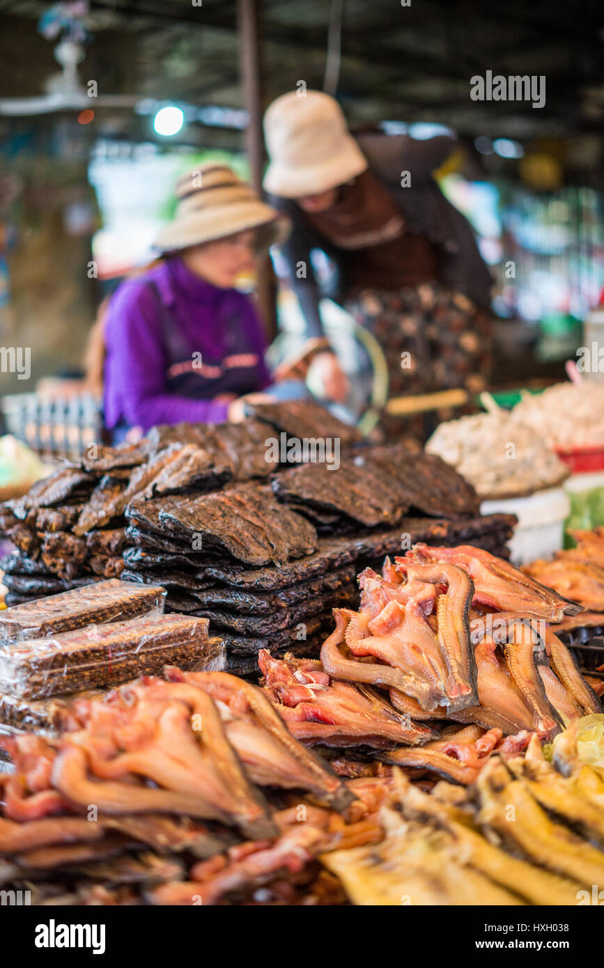 Psar Nat, The central market, Town of Battambang, Battambang Province ...