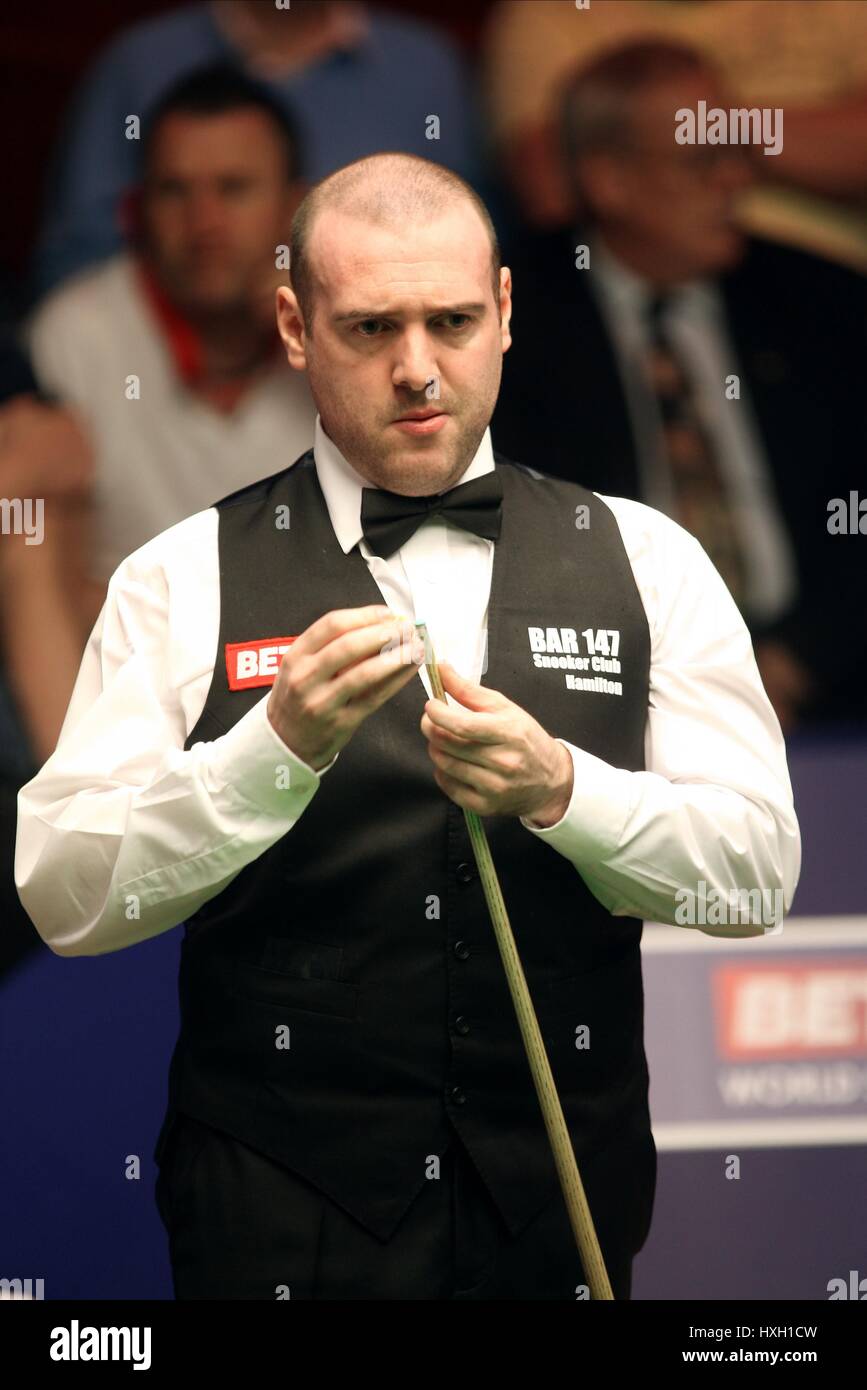 JAMIE BURNETT ENGLAND THE CRUCIBLE SHEFFIELD ENGLAND 22 April 2009 ...