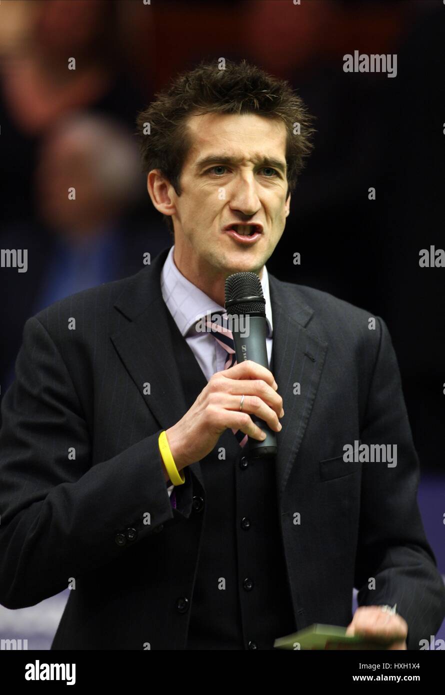 ROB WALKER MASTER OF CEREMONIES/ANNOUNCER THE CRUCIBLE SHEFFIELD ...