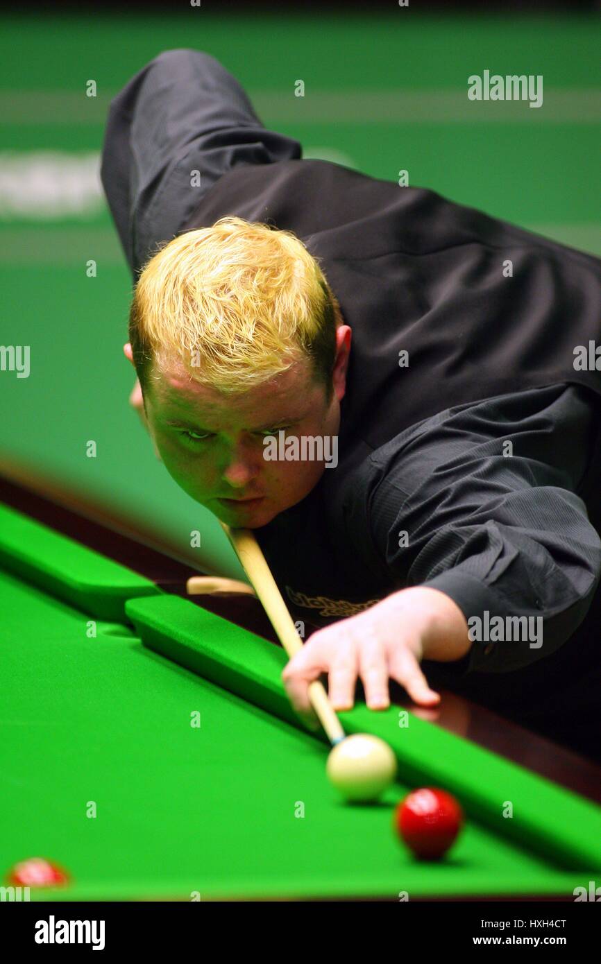STEPHEN LEE WORLD SNOOKER CHAMPIONSHIPS CRUCIBLE THEATRE SHEFFIELD ...