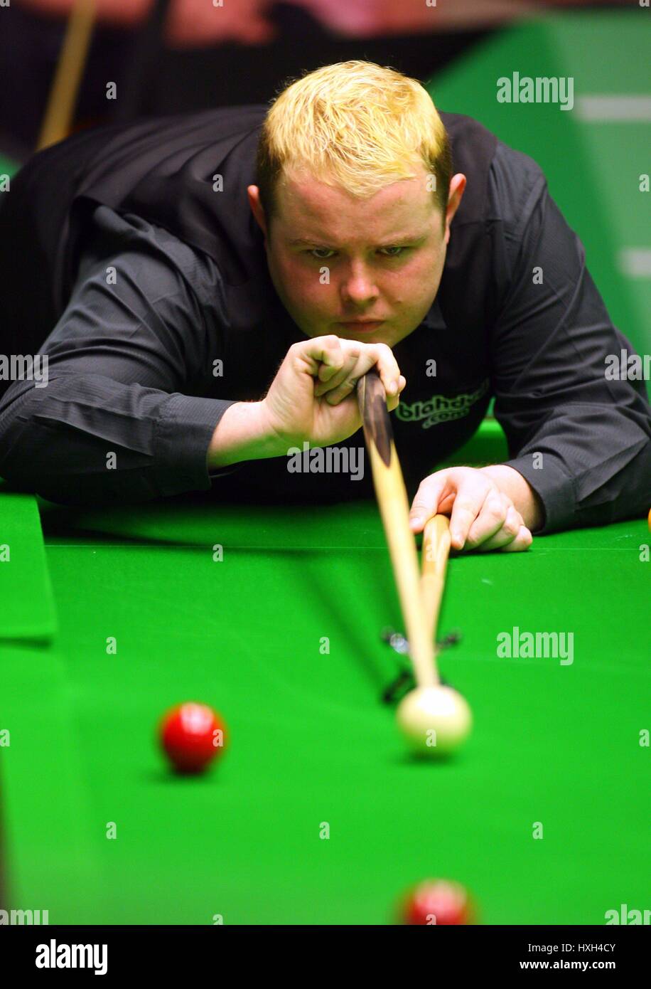 STEPHEN LEE WORLD SNOOKER CHAMPIONSHIPS CRUCIBLE THEATRE SHEFFIELD ...