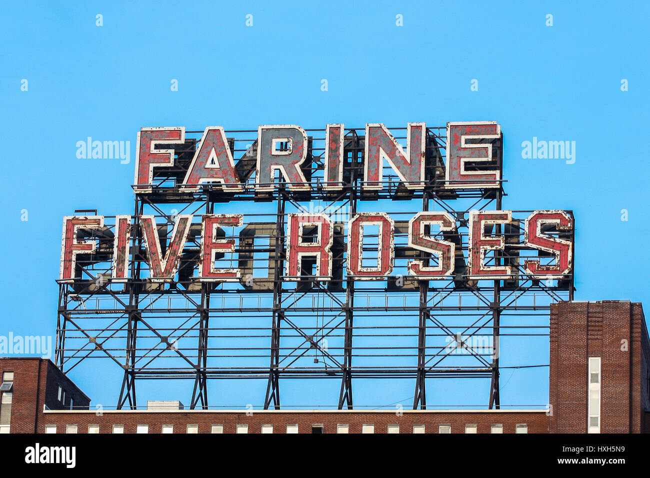 MONTREAL, CANADA - May 29, 2011: 'Farine Five Roses' is a brand of ...