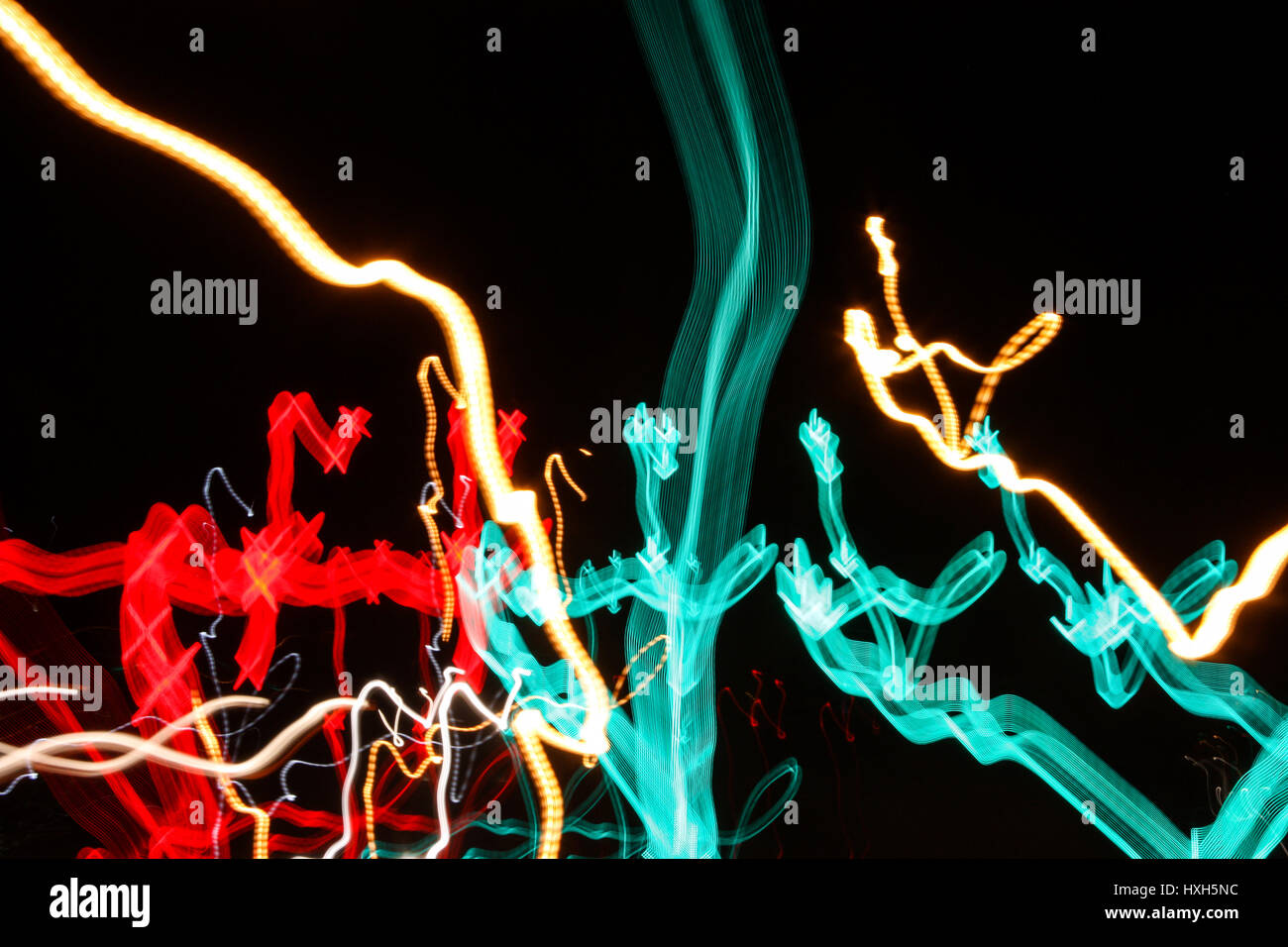 Abstract Light Painting Stock Photo - Alamy