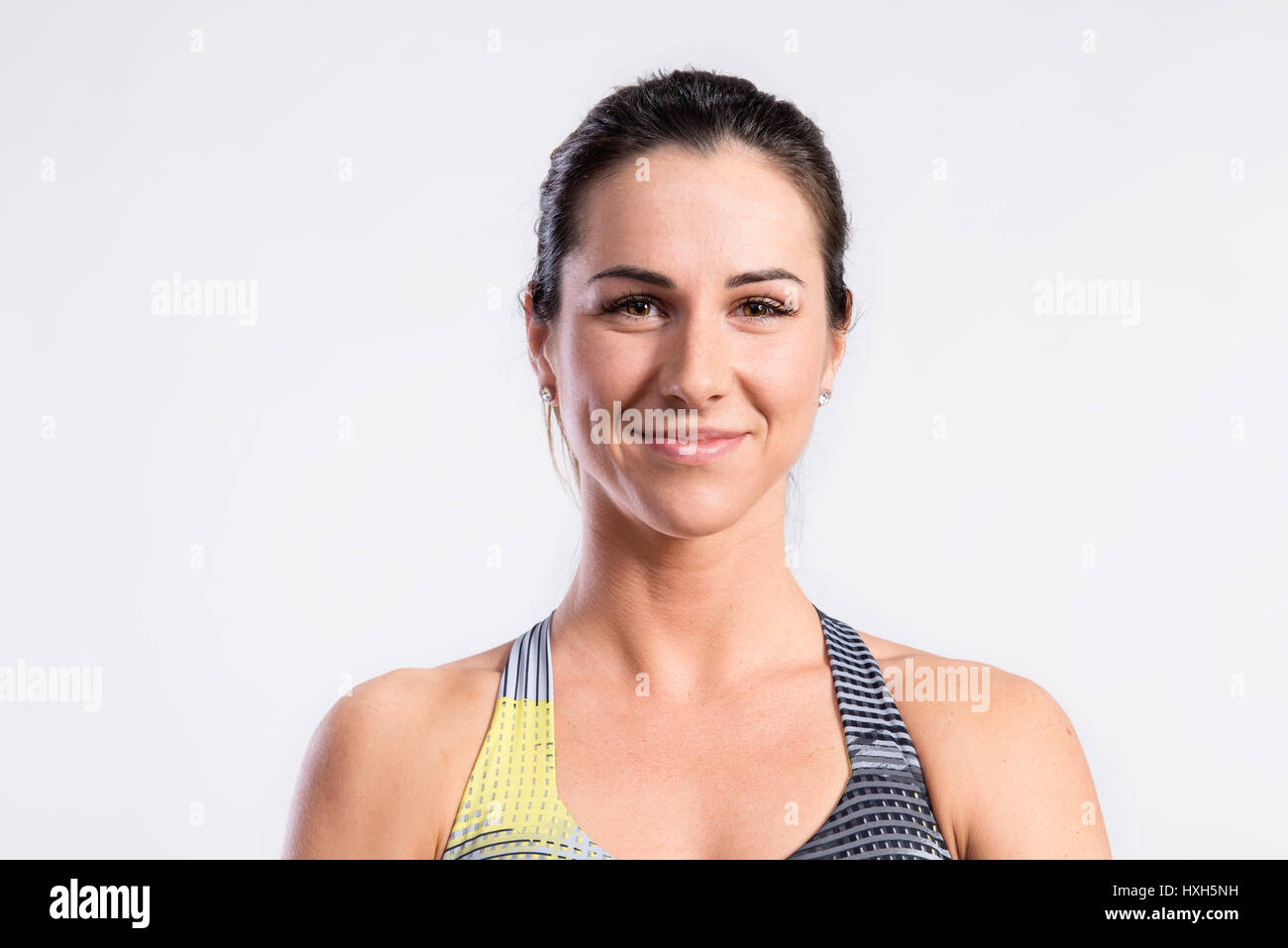 Woman, beauty, studio, bra hi-res stock photography and images - Alamy