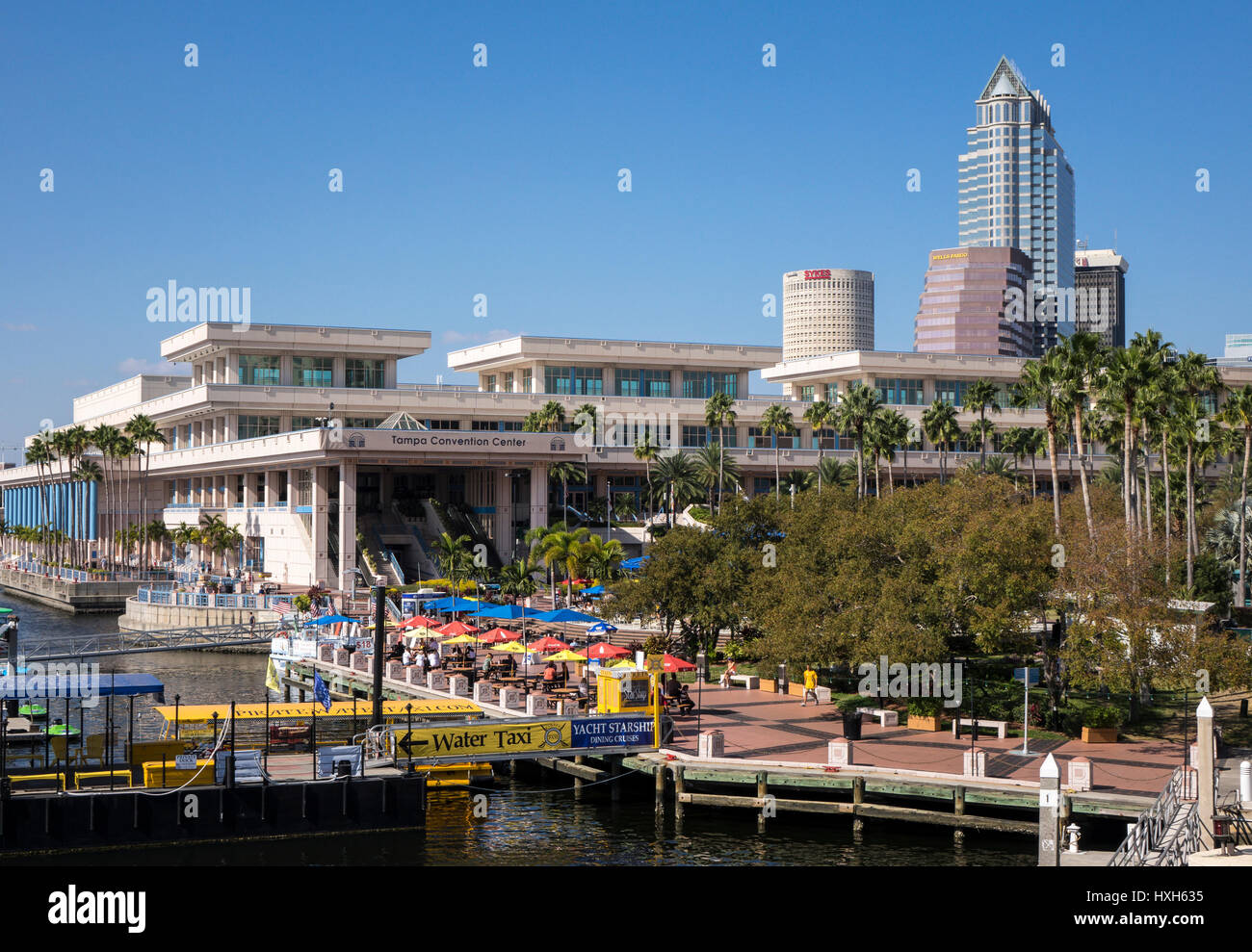 Tampa Bay Riverwalk area, Florida, USA Stock Photo - Alamy