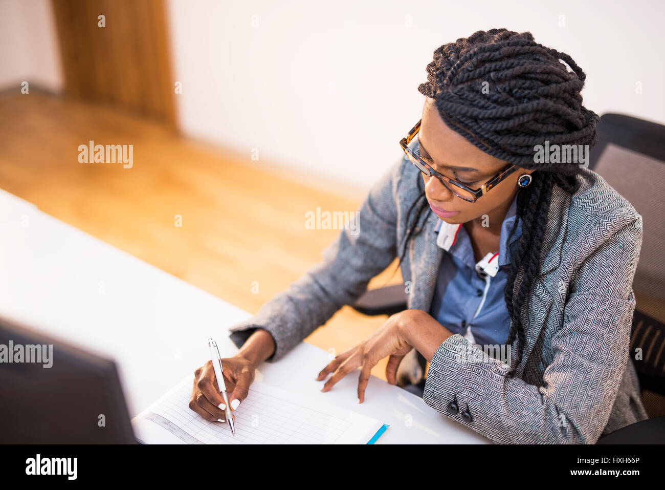 She's always organized and professional Stock Photo - Alamy