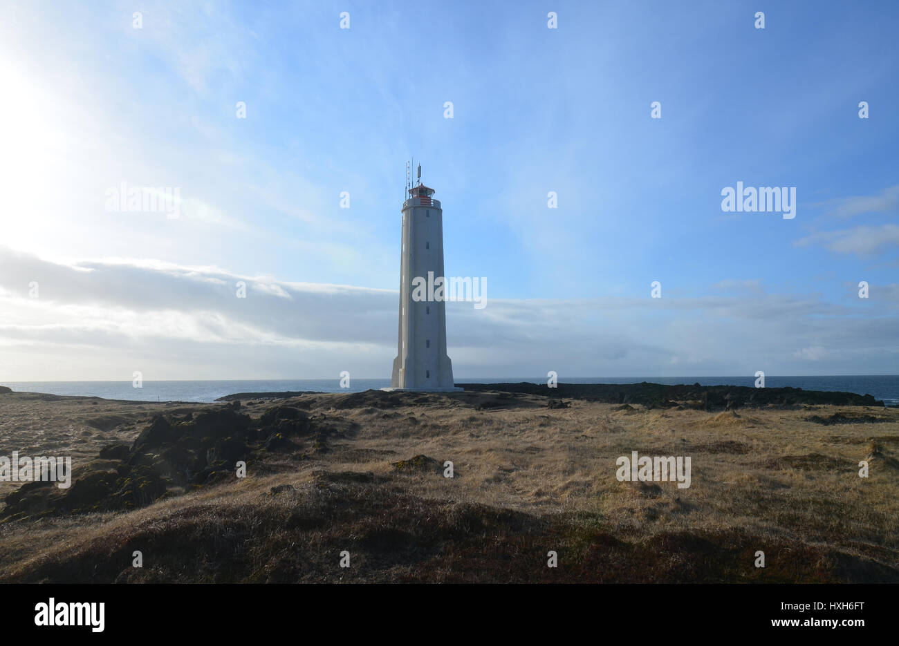 Gorgeous Malarrif Lighthouse on the Snaefelssnes Peninsula in Iceland ...