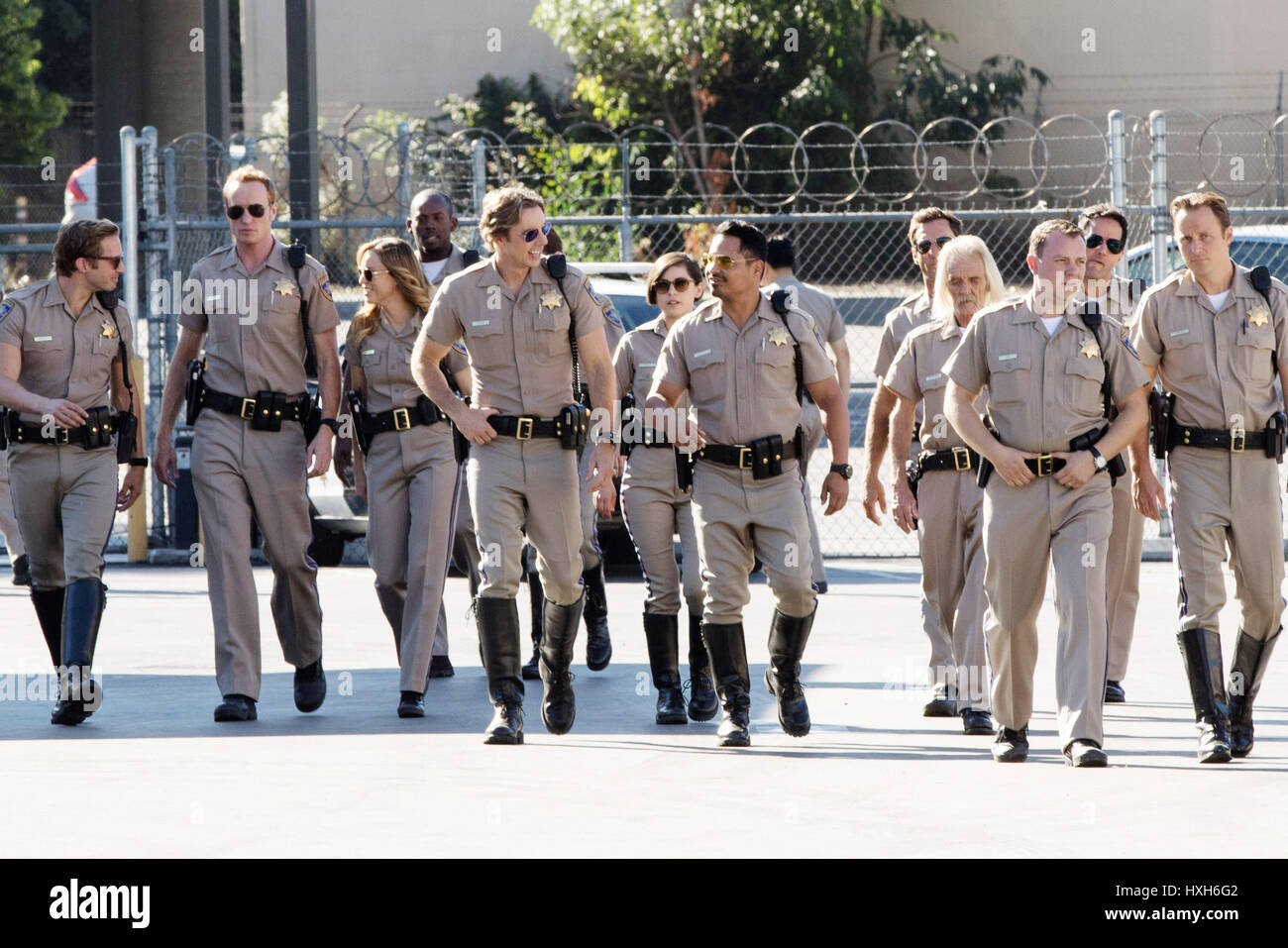 CHIPS, Ryan Hansen (left), Jess Rowland (left, tallest), Jessica ...