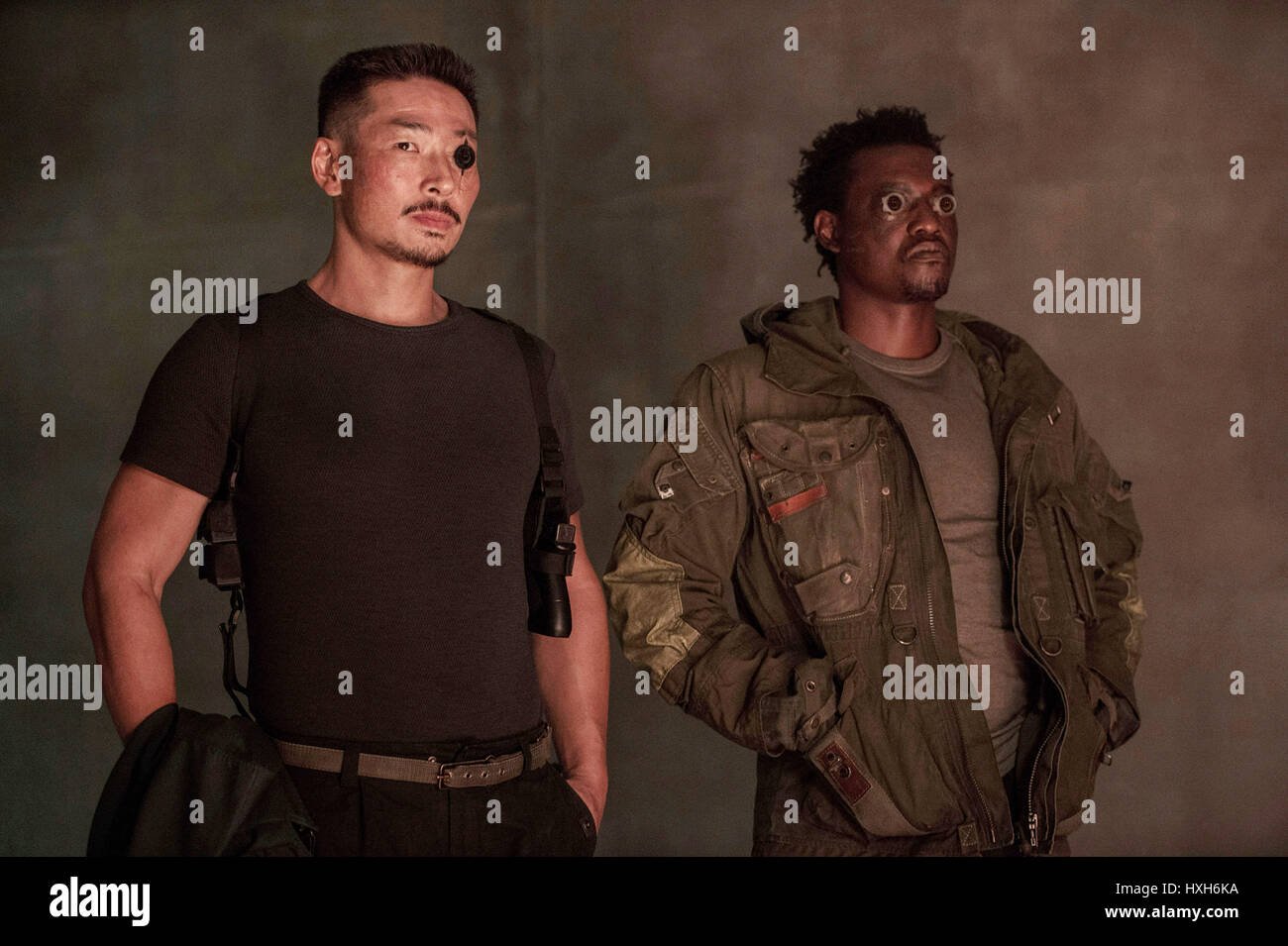 GHOST IN THE SHELL, from left, Yutaka Izumihara, Tawanda Manyimo, 2017 ...