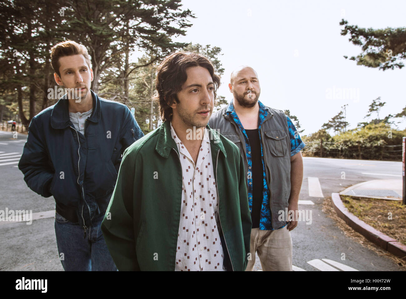 BUDDING PROSPECTS, (from left): Joel David Moore, Adam Rose, Will Sasso ...