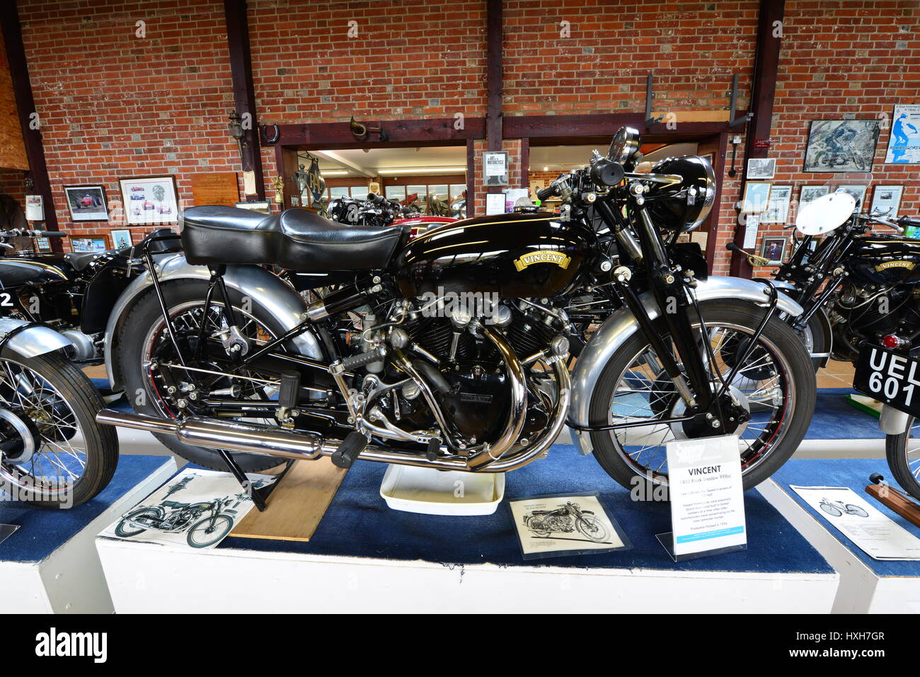 Classic v twin motorcycle engine in hi-res stock photography and images ...
