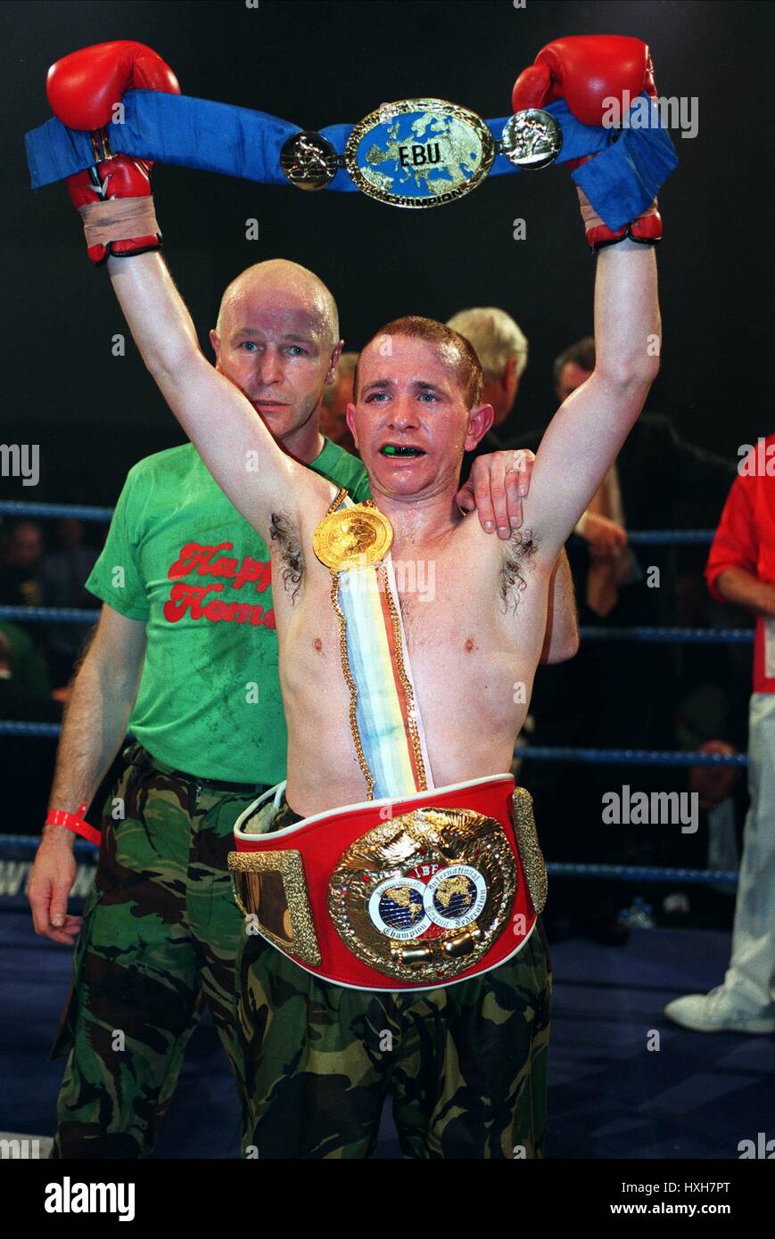PAUL INGLE FEATHERWEIGHT BOXER 30 August 1998 Stock Photo - Alamy