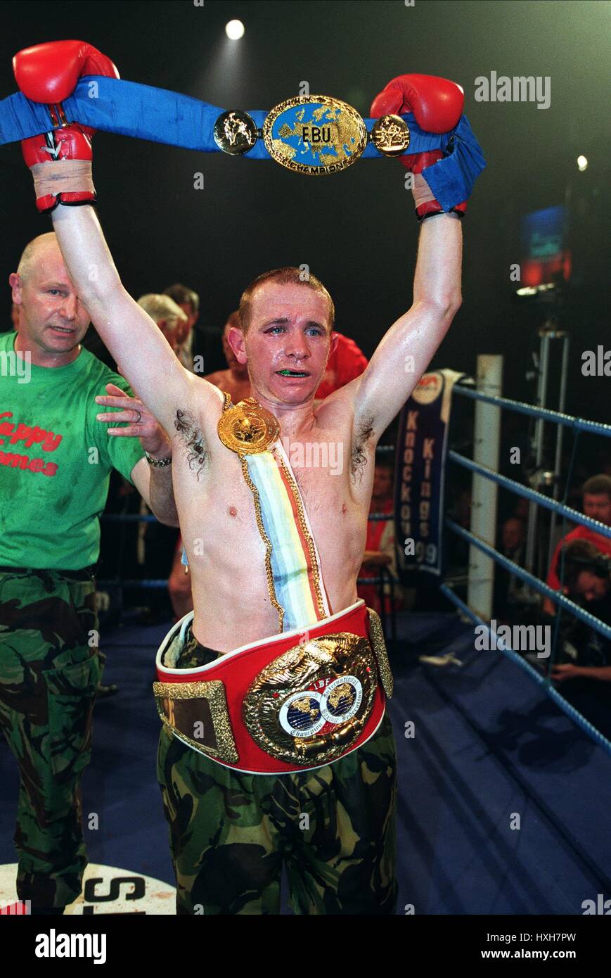 PAUL INGLE FEATHERWEIGHT BOXER 30 August 1998 Stock Photo - Alamy