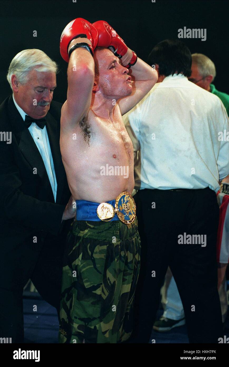 PAUL INGLE FEATHERWEIGHT BOXER 30 August 1998 Stock Photo - Alamy