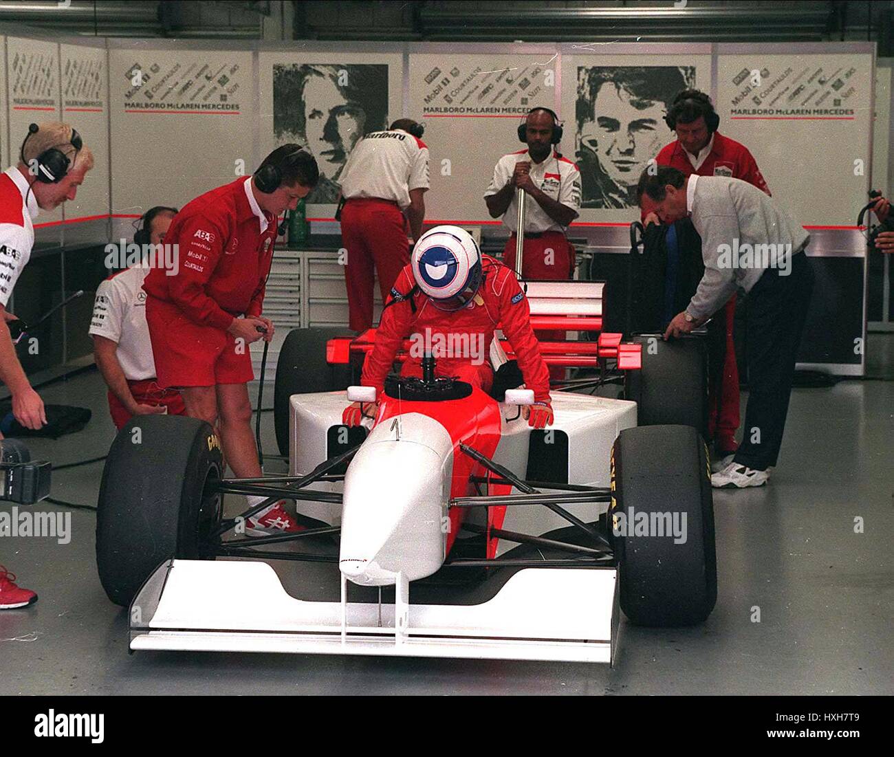 ALAIN PROST F1 GP SILVERSTONE F1 GP SILVERSTONE 31 August 1995 Stock ...