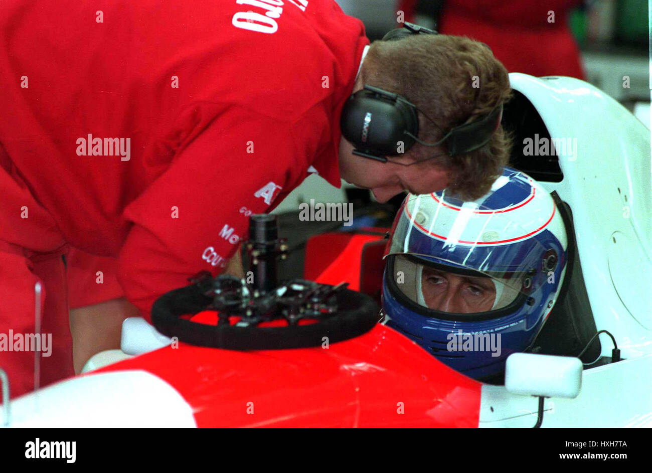 ALAIN PROST F1 GP SILVERSTONE 31 August 1995 Stock Photo - Alamy