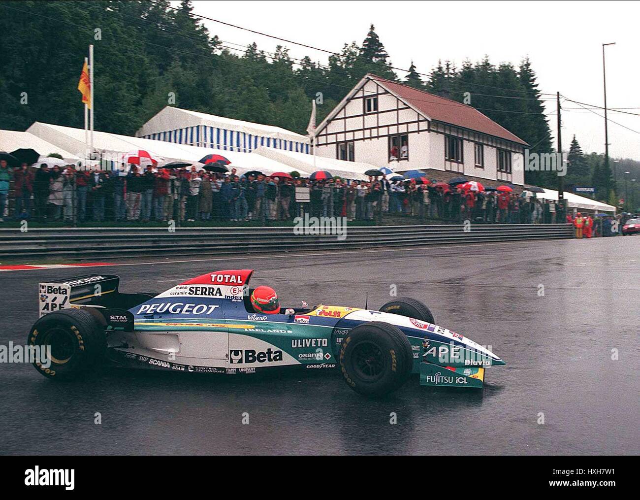 EDDIE ERVINE FORMULA 1 GP BELGIUM FORMULA 1 GP BELGIUM 25 August 1995 ...