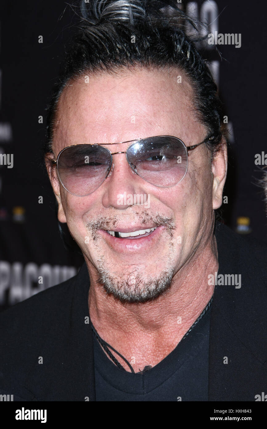 MICKEY ROURKE ACTOR HOLLYWOOD LOS ANGELES CA USA 30 March 2009 Stock ...
