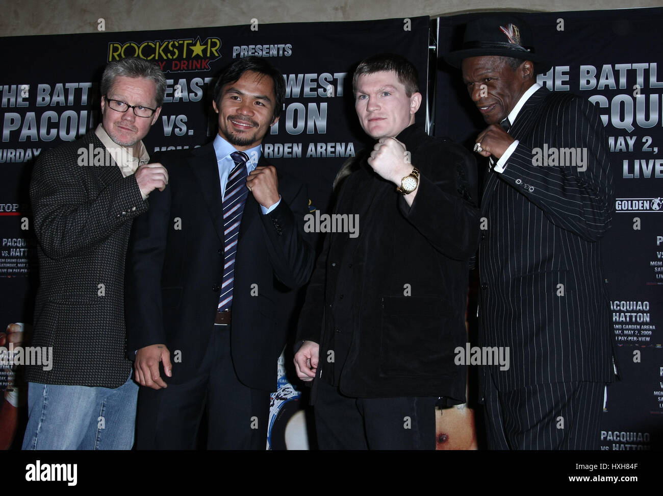 FREDDIE ROACH MANNY PACQUIAO BOXERS & THIER TRAINERS HOLLYWOOD LOS ...