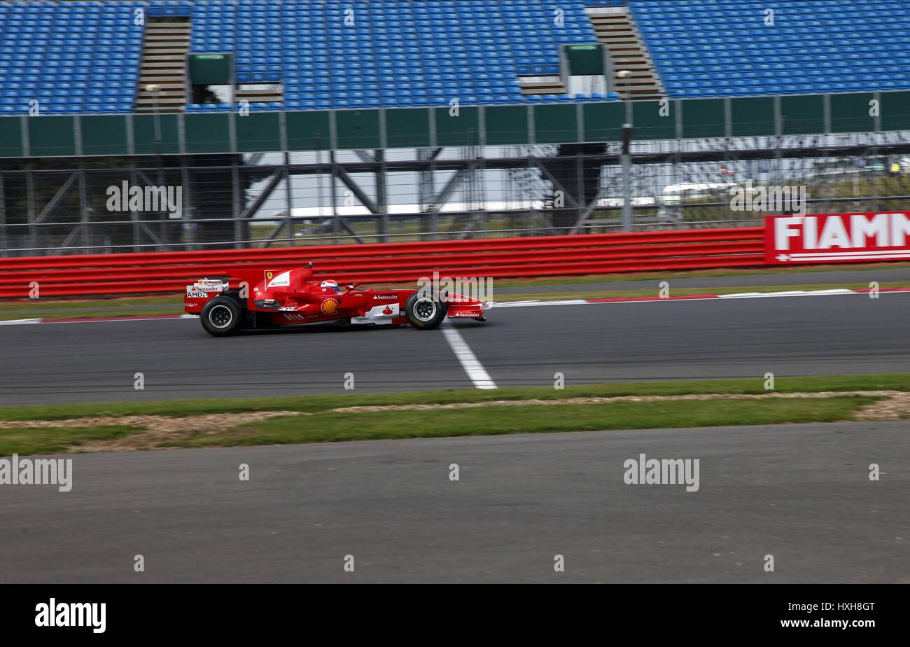 MARC GENE FERRARI F1 CAR SILVERSTONE RACE TRACK SILVERSTONE RACE TRACK ...