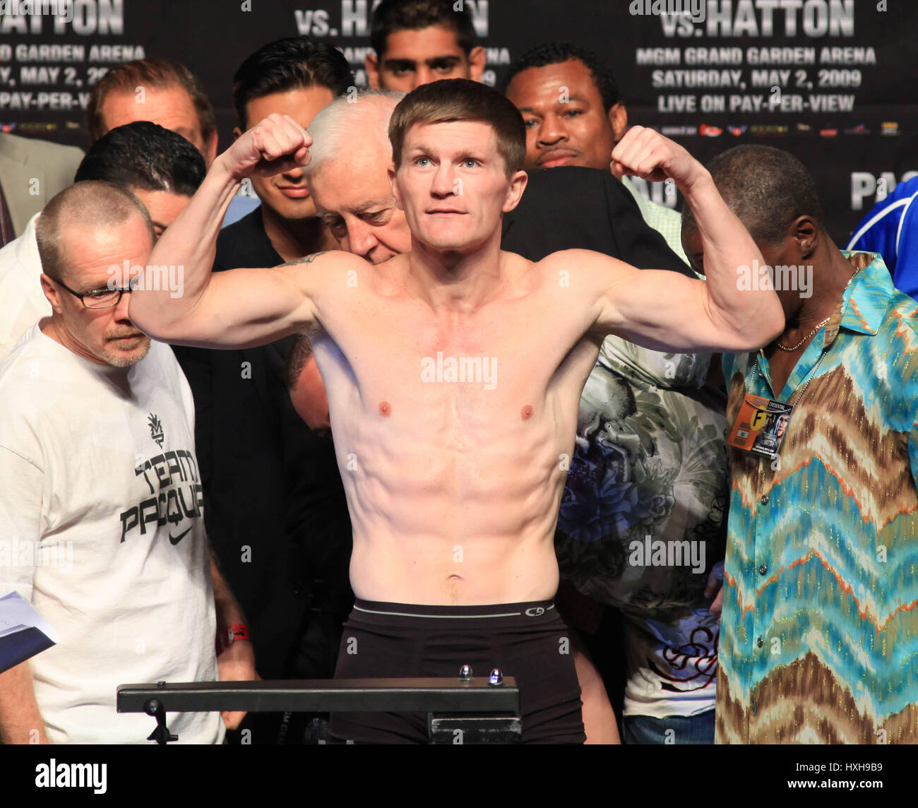 RICKY HATTON BOXER LAS VEGAS NV USA 01 May 2009 Stock Photo - Alamy