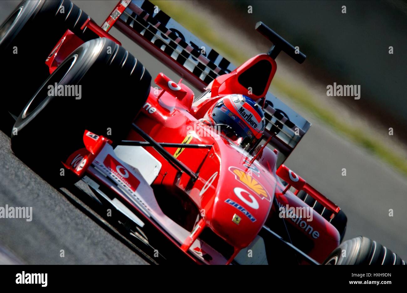 RUBENS BARRICHELLO FERRARI RACING DRIVER 24 March 2002 Stock Photo - Alamy