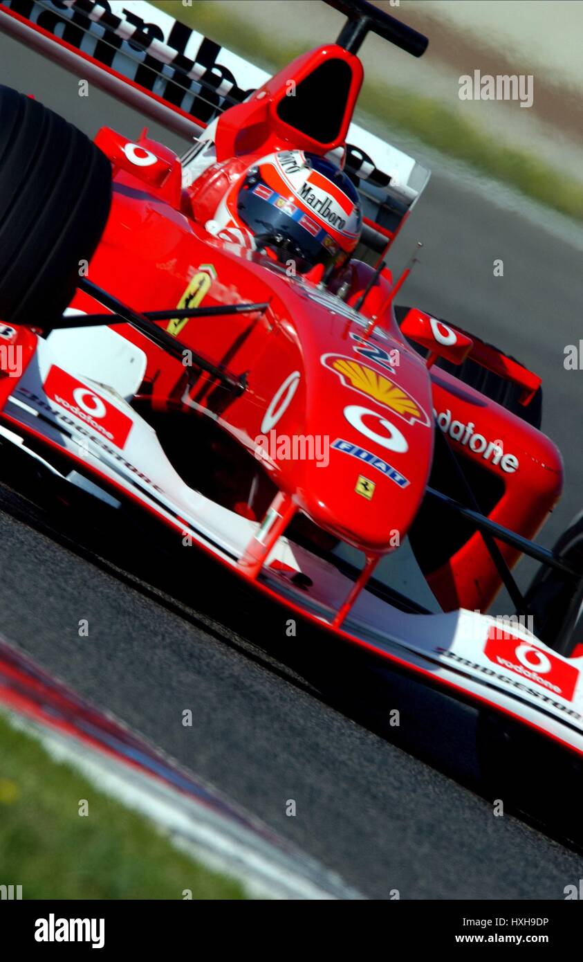 RUBENS BARRICHELLO FERRARI RACING DRIVER 24 March 2002 Stock Photo - Alamy