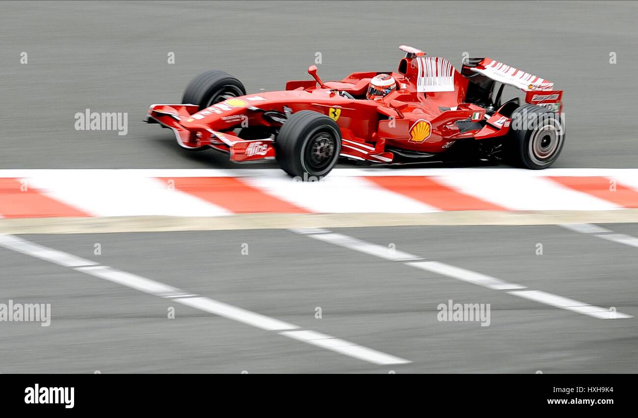 KIMI RAIKKONEN FERRARI TEAM SPA-FRANCORCHAMPS BELGIUM 05 September 2008 ...
