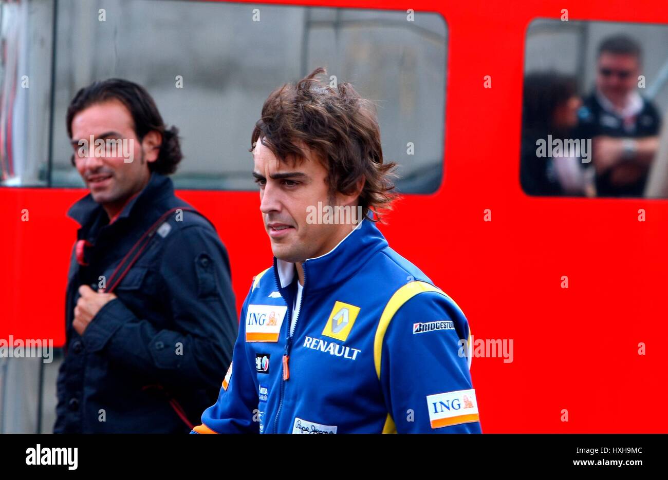 FERNANDO ALONSO RENAULT & SPAIN SPA-FRANCORCHAMPS BELGIUM 04 September ...