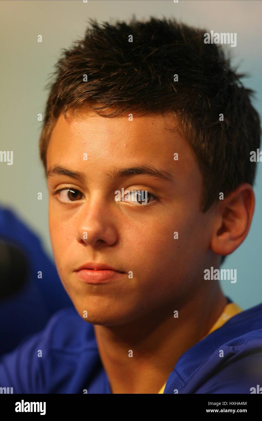 TOM DALEY DIVING PRESS CONFERENCE OLYMPIC STADIUM BEIJING CHINA 08 ...