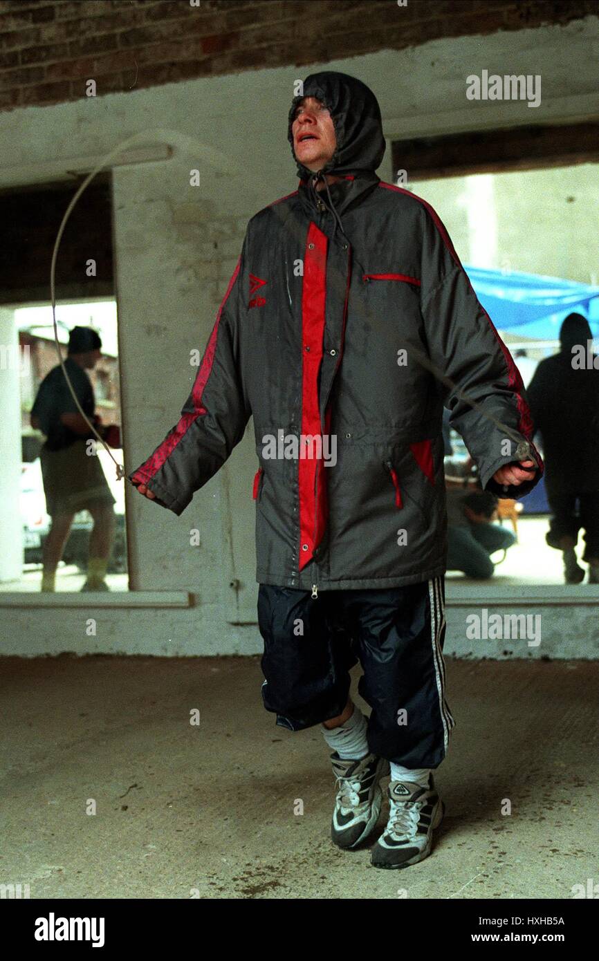 PAUL INGLE TRAINING FEATHERWEIGHT BOXER 07 August 1998 Stock Photo - Alamy
