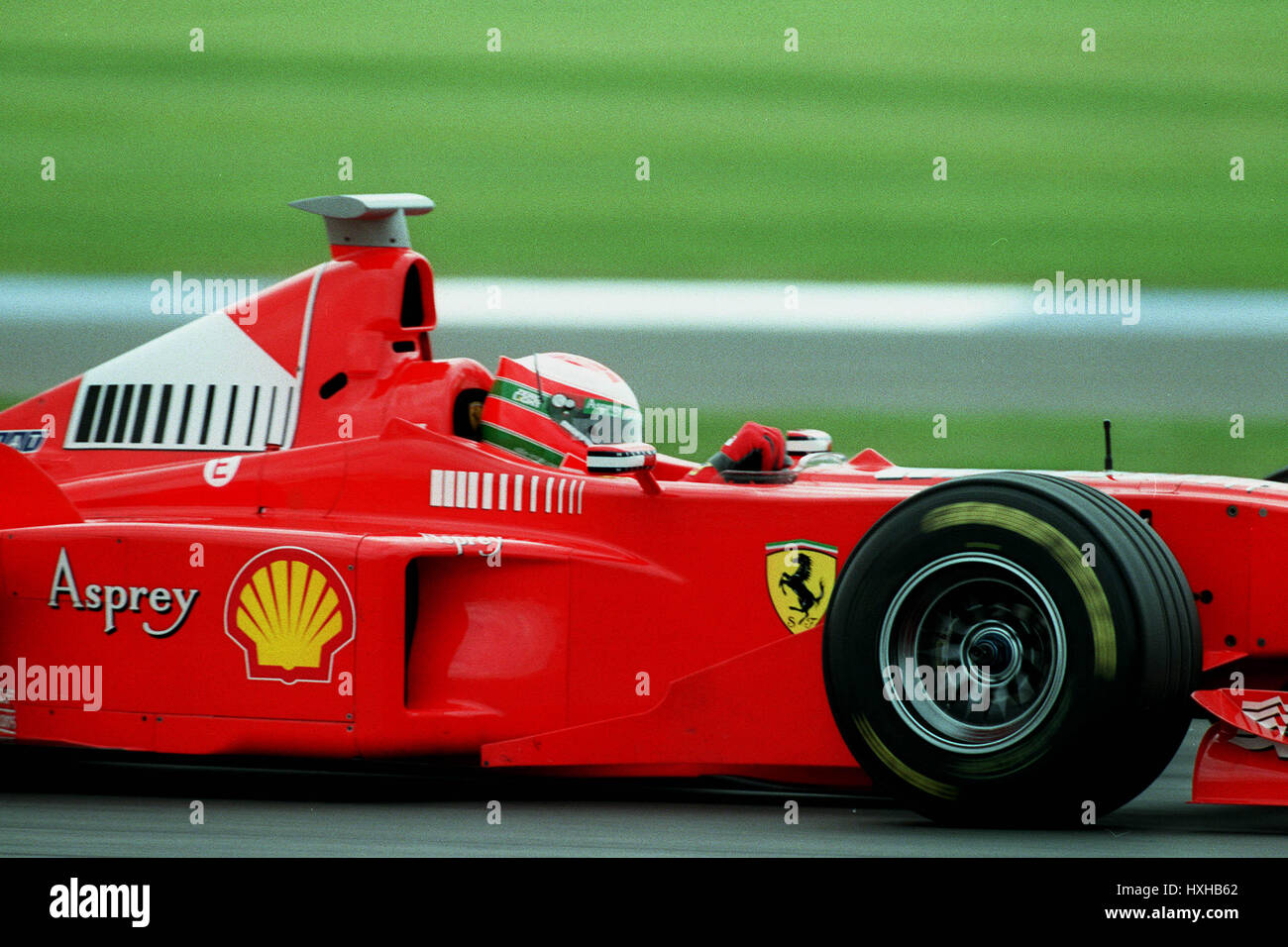 EDDIE IRVINE FERRARI 13 July 1998 Stock Photo - Alamy