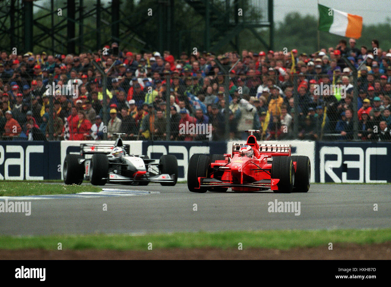 EDDIE IRVINE FERRARI 13 July 1998 Stock Photo - Alamy
