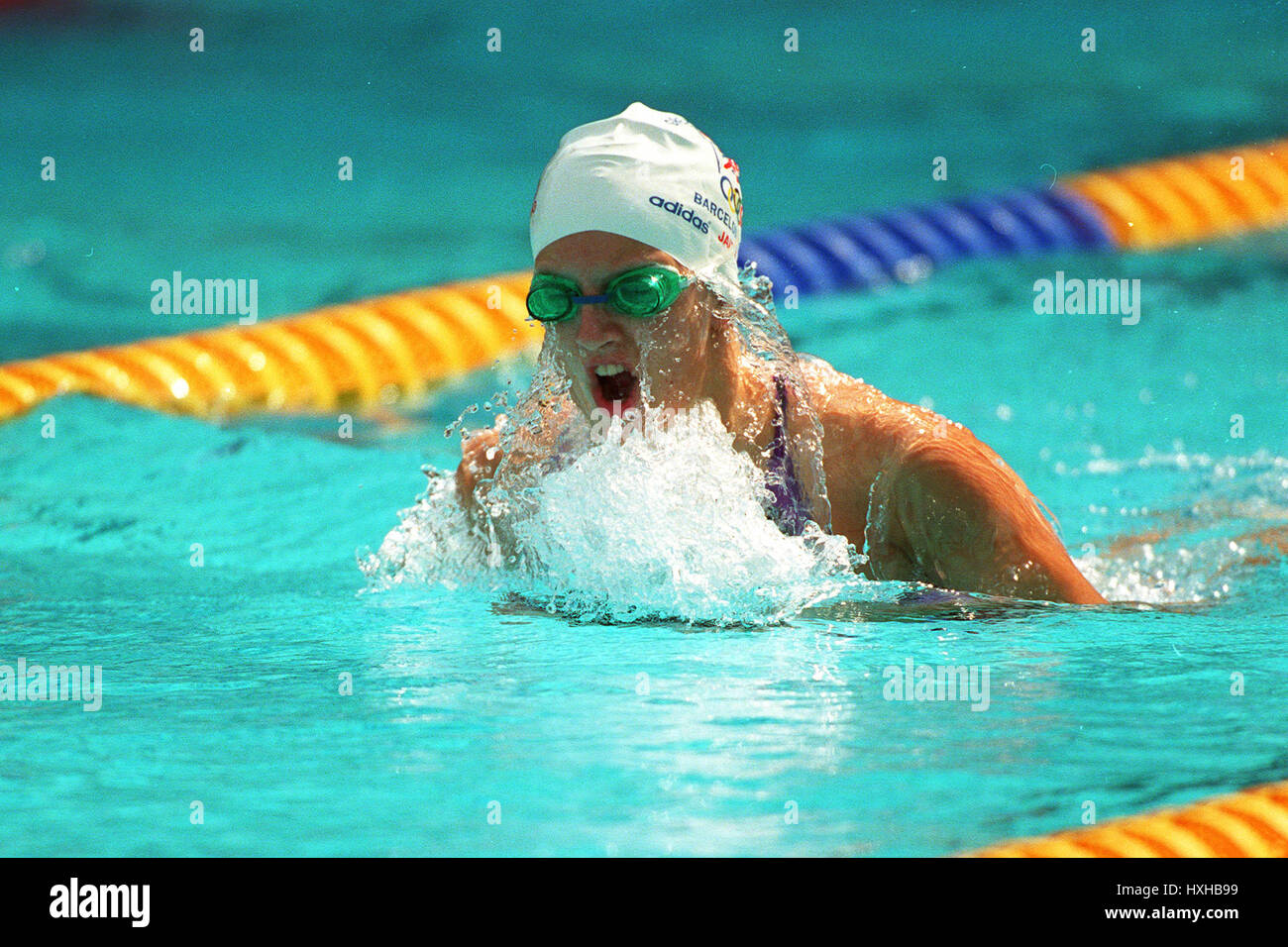 JAMIE KING BREASTSTROKE SWIMMER 29 July 1992 Stock Photo - Alamy