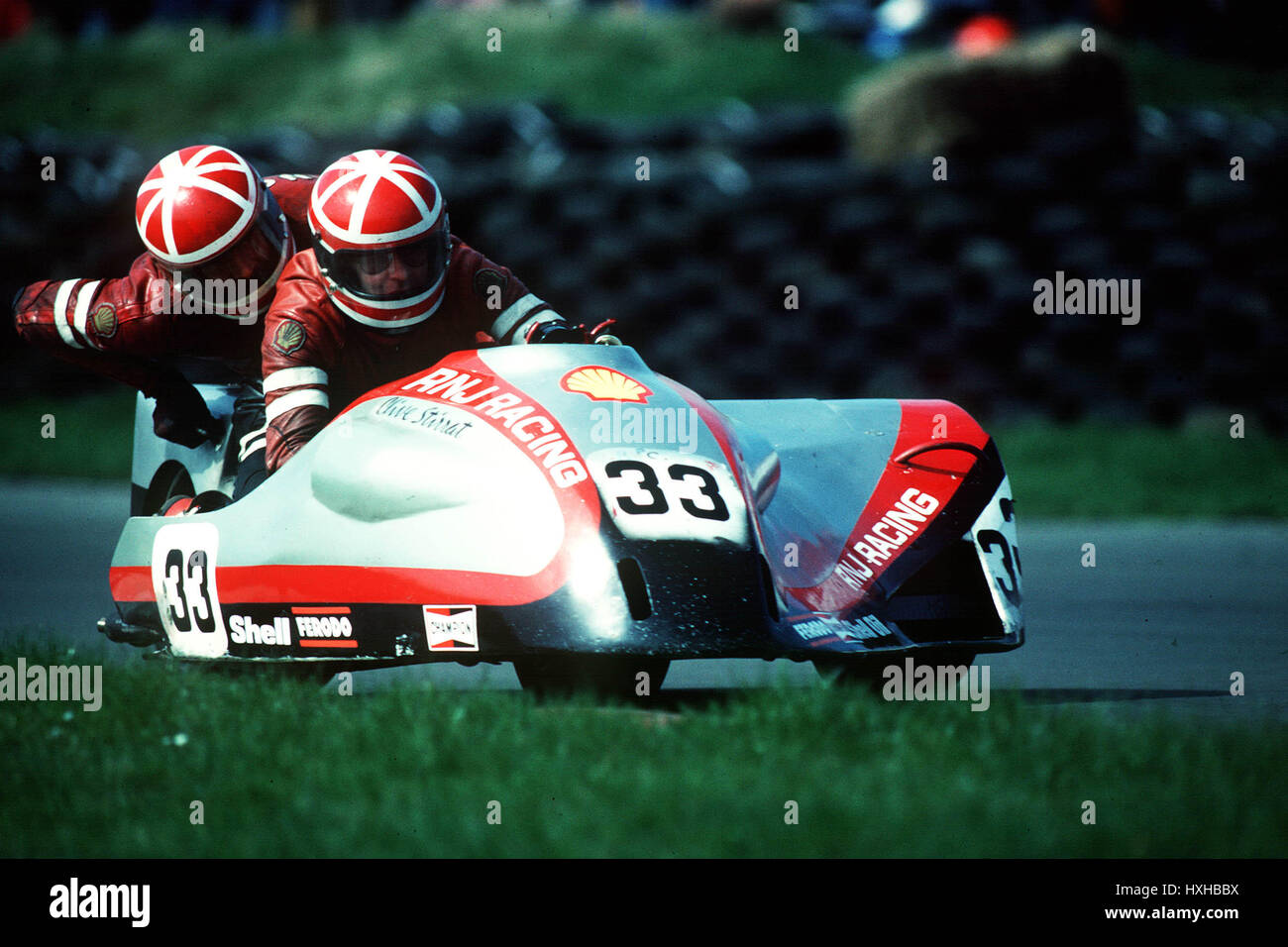 SIDECAR RACING OLIVERS MOUNT SCARBOROUGH 04 April 1982 Stock Photo - Alamy